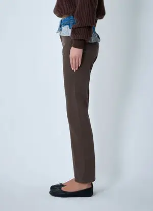 AUGUST BARRON Contrast Waistband Jeans