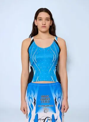 GINA CORRIERI Racer Vest - Blue