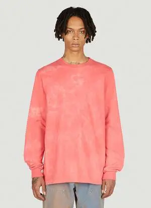 NOTSONORMAL Splashed Long Sleeve T-shirt - Red