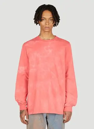 NOTSONORMAL Splashed Long Sleeve T-shirt - Red