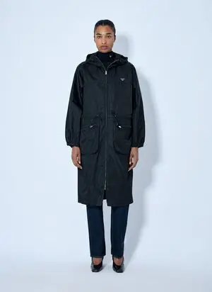 Prada Re-nylon Drawstring Coat