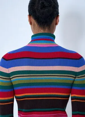 Acne Studios Striped Wool Turtleneck