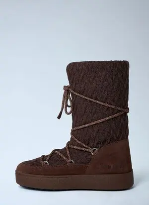 MOON BOOT X GUEST IN RESIDENCE Ltrack Low Knit Boots