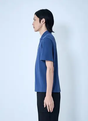 Moncler Piqué Polo Shirt - Blue