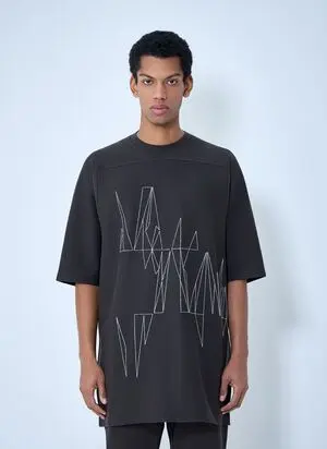 MONCLER + RICK OWENS Jumbo T-shirt - Grey