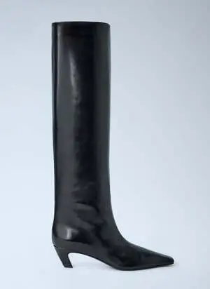 Khaite Davis Knee-high Boots - Black
