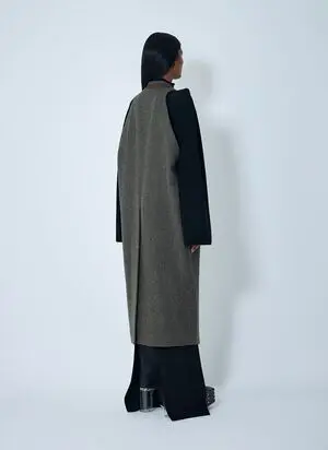 Rick Owens Wool Draped Waistcoat