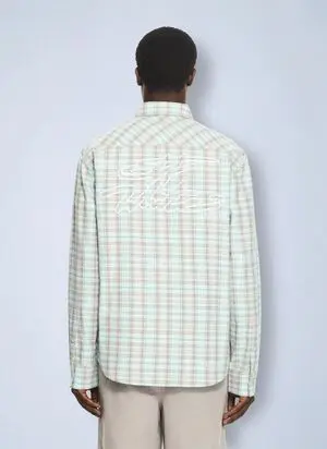 Off-White Marker Check Flannel Regular Shirt