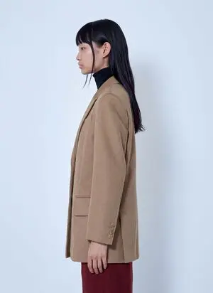 Max Mara Olimpia Double-breasted Blazer - Camel