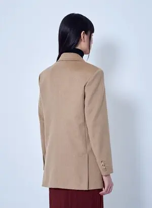 Max Mara Olimpia Double-breasted Blazer - Camel