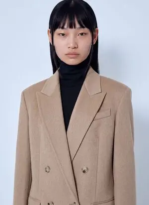 Max Mara Olimpia Double-breasted Blazer - Camel