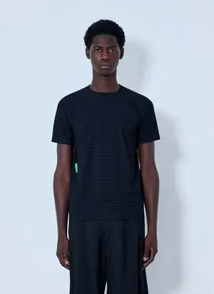 DISTRICT VISION Textured Crewneck T-shirt - Black
