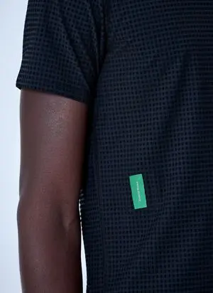 DISTRICT VISION Textured Crewneck T-shirt