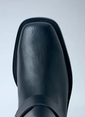 GANNI Mid Shaft Biker Boots
