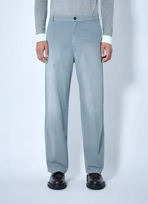 Miu Miu Garment-dyed Twill Pants