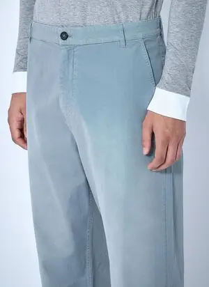 Miu Miu Garment-dyed Twill Pants