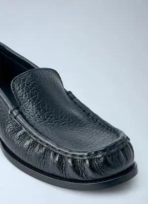 Dries Van Noten Textured Leather Loafers