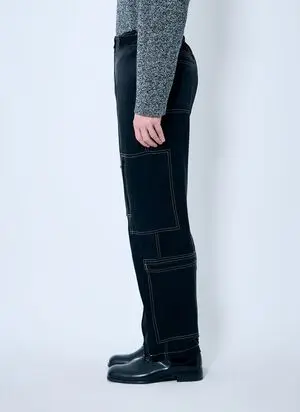NÒMARYTHM TEXTILE Satin Flight Pants