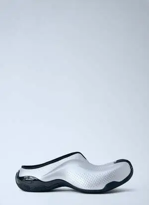 Balenciaga Basketball Mule Sneakers - Silver