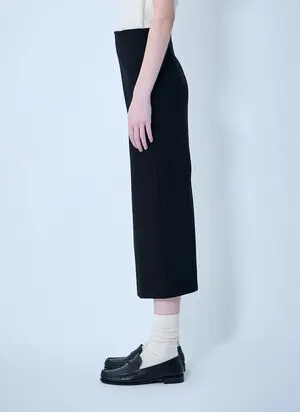 Max Mara Compact Crêpe Jersey Midi Skirt