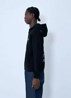 AWAKE NY Logo Motif Hooded Sweatshirt