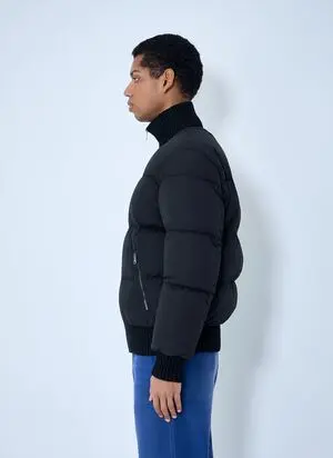 Prada High-neck Puffer Jacket - Black