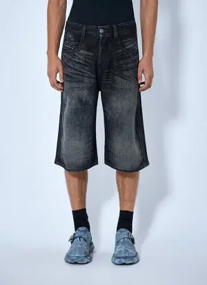 DIESEL® D-enim-m Shorts - Grey