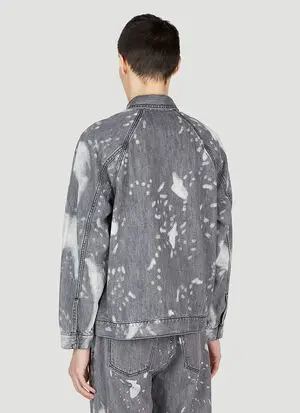 LN-CC X NON Raglan Bleached Denim Jacket
