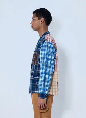 STORY MFG. Patchwork Plaid Shirt