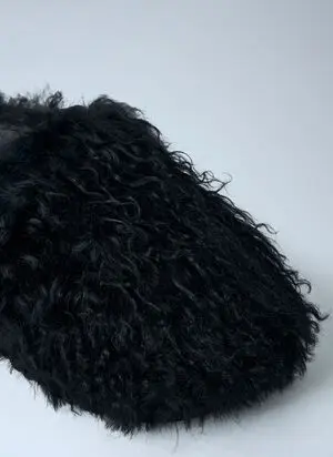 UGG Tazz Fluff Momma Slip-on Shoes - Black