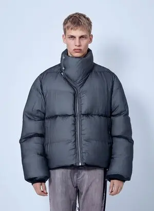 Rick Owens Ripstop Turtle Jacket - Grey