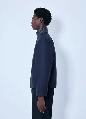 Bottega Veneta High-collar Zip Jacket