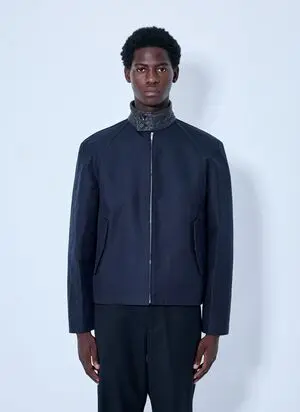 Bottega Veneta High-collar Zip Jacket - Blue