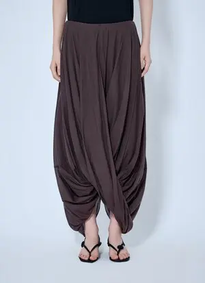 TOTEME Cocoon Skirt - Brown