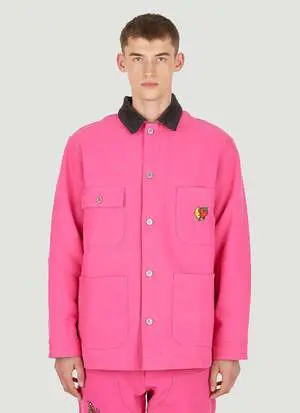 SKY HIGH FARM WORKWEAR Workwear Canvas Chore Jacket - Pink