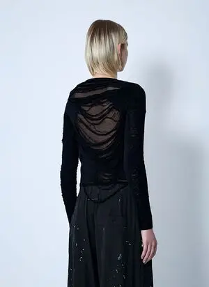 MAISON MARGIELA Distressed Sweater - Black