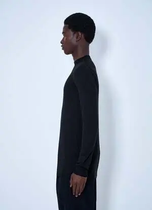 Rick Owens Fine Knit Crewneck Sweater - Black