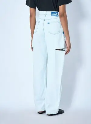 MAISON MARGIELA Cutout Denim Trousers