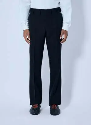 Prada Tailored Wool Trousers - Black