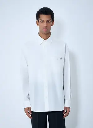 MAISON MARGIELA Cotton Poplin Button-down Shirt - White
