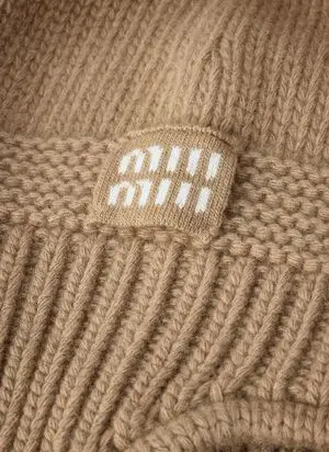 Miu Miu Cashmere Blend Beanie Hat