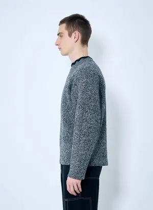 NÒMARYTHM TEXTILE Wool Mock Neck Sweater