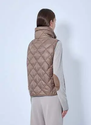 Max Mara Quilted Gilet With High Neck