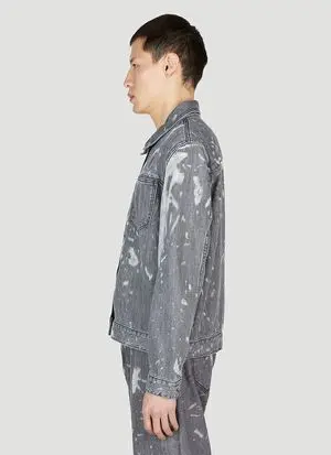 LN-CC X NON Pocket Bleached Denim Jacket