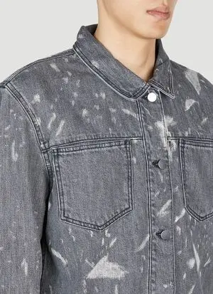 LN-CC X NON Pocket Bleached Denim Jacket
