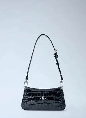 VIVIENNE WESTWOOD Tasha Shoulder Phone Bag - Black