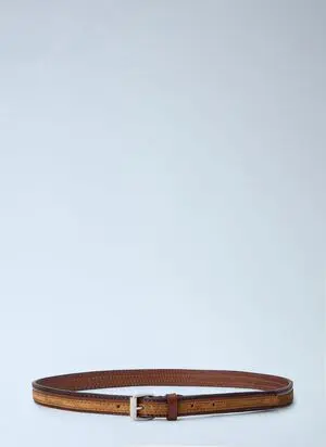 Dries Van Noten Textured Leather Belt