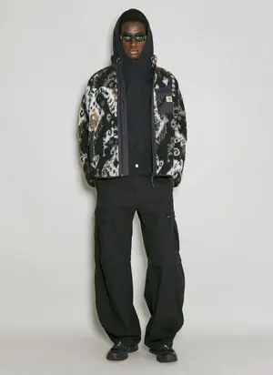 HAN KJØBENHAVN Upside Down Cropped Hooded Sweatshirt