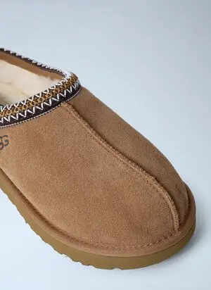 UGG Tasman Suede Slip-on Mules - Camel