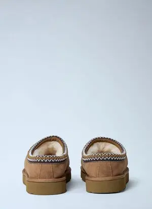 UGG Tasman Suede Slip-on Mules - Camel